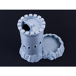 3D Vikings D&D Dice Tower Castle for All Dice Sizes. Perfect Dice Roller for Dungeons and Dragons, Tabletop RPG, Miniature Games and Board Games