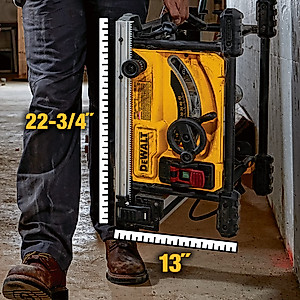 Dewalt DWE7485R 120V 15 Amp Compact 8-1/4 in. Corded Jobsite Table Saw (Renewed)