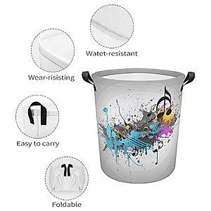 Laundry Hamper Musical with Spray Freestanding Laundry Basket Thickened Waterproof Collapsible Clothes Hamper Storage for Clothes Toys Dorm And Family