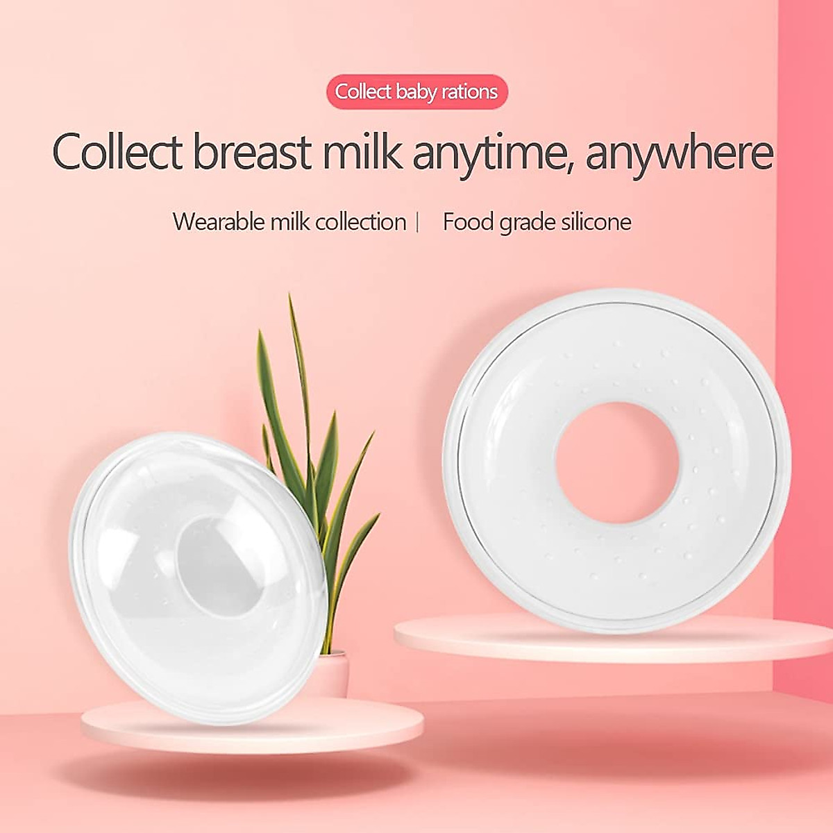 1pc Silicone Collection Cover Baby Feeding Breast Milk Shells Soft Postpartum Nipple Suction Container Breast Milk Collector Nursing Cups