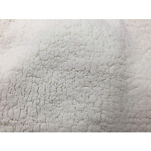 Minky Sherpa Faux Fur Fabric 60" Wide Sold by The Yard (Ivory)