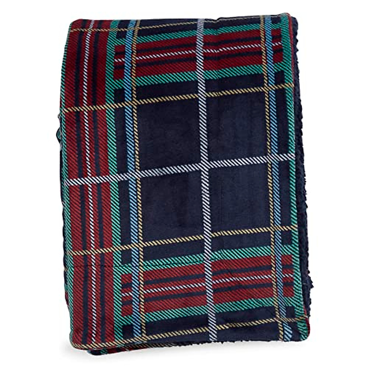 Vera Bradley Women's Fleece Cozy Life Throw Blanket, Tartan Plaid, One Size
