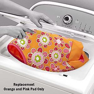 Replacement Part for Fisher-Price Pink Petals Jumperoo - DJC81 ~ Replacement Pad ~ Orange and Pink