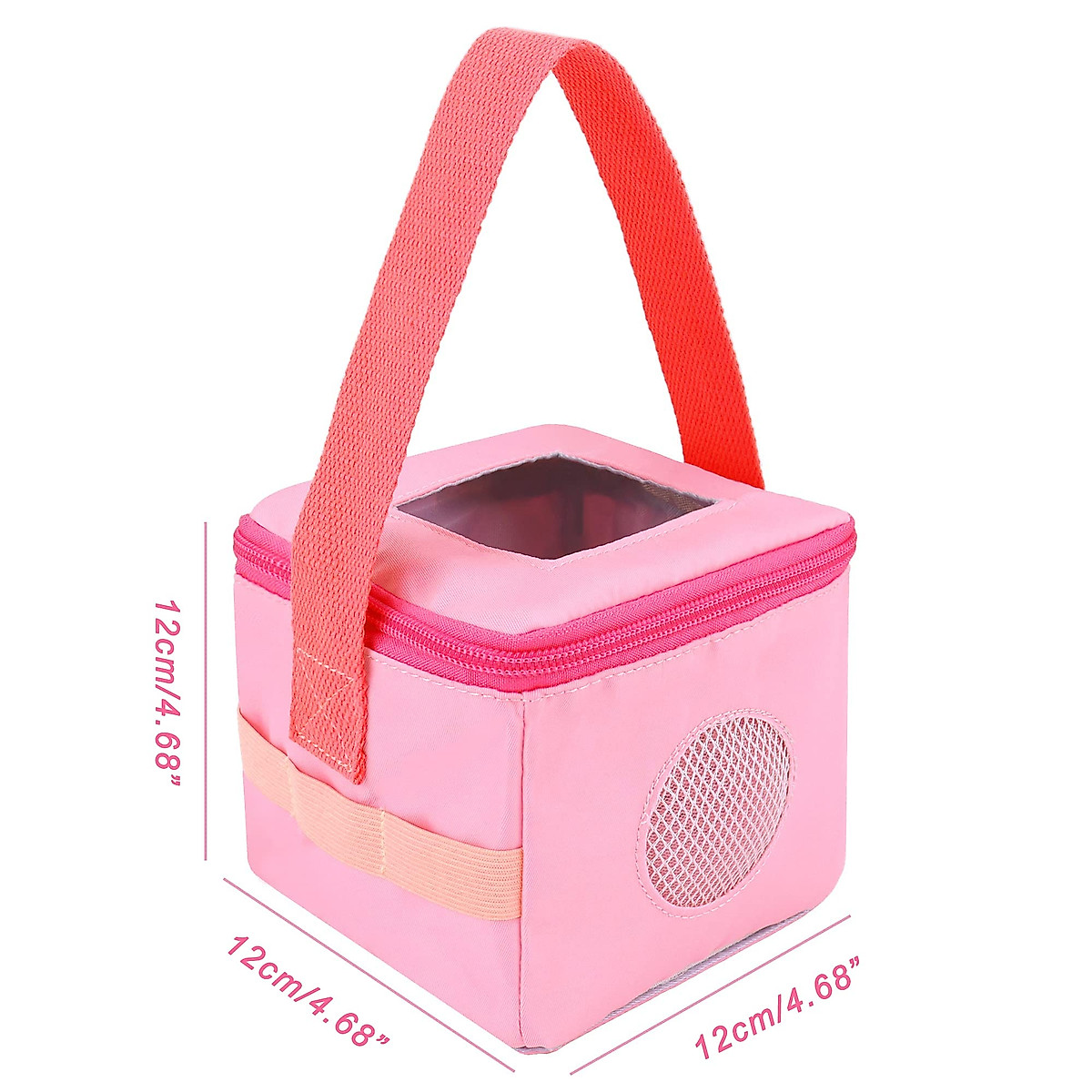 Annmore Carrying Case for Audio Player, compatible with Toniebox and Figures, Pink