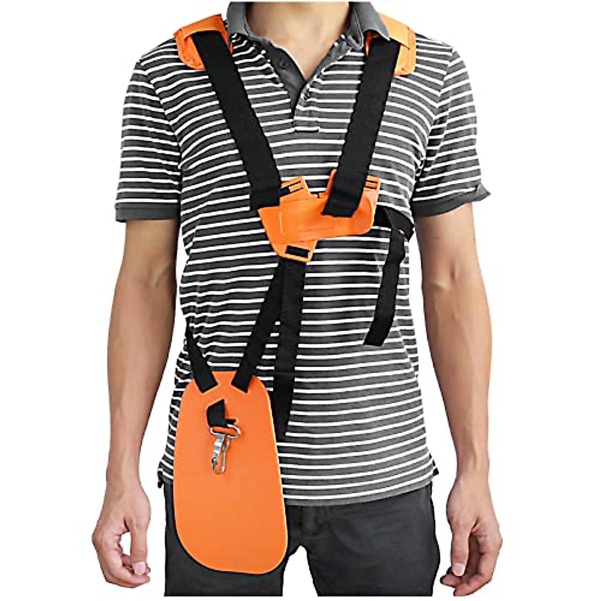 Weed Eater Strap Weed Wacker Strap Comfort String Trimmer Strap Double Shoulder Strap, Brush Cutter Nylon Belt Weed Eater Harness