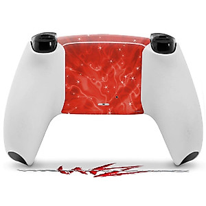 WraptorSkinz Skin Wrap compatible with Sony PS5 DualSense Controller Stardust Red (CONTROLLER NOT INCLUDED)