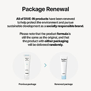 TORRIDEN DIVE-IN Mild Sunscreen, Vegan, Broad Spectrum SPF 50+ PA++++, Non-Nano, Reef-Safe Mineral Sunscreen for All Skin Types | Free of Fragrance, Alcohol, and Colorants | Korean Skin Care