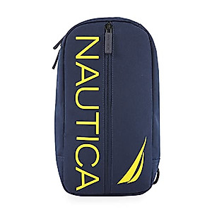 NAUTICA Unisex's Sling Bag, Navy/Yellow