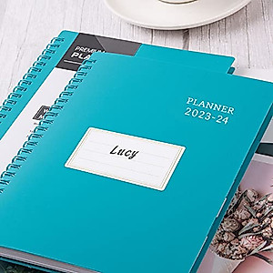 2023-2024 Academic Planner - Planner 2023-2024, 2023-2024 Planner Weekly and Monthly with Tabs, July 2023 - June 2024, 6.25" × 8.3", Strong Twin-Wire Binding, Round Corner, Improving Your Time Management Skill