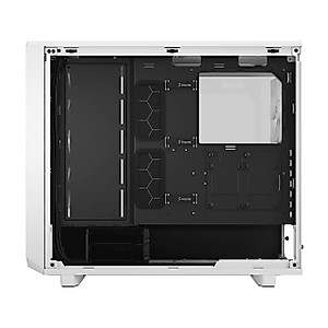 Fractal Design Meshify 2 Lite White ATX Flexible Tempered Glass Window Mid Tower Computer Case