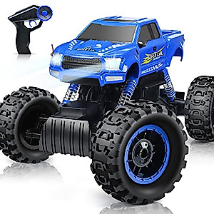 Double E RC Cars Remote Control Car 1:12 Off Road Monster Truck for Boy Adult Gifts,2.4Ghz All Terrain Hobby Car,4WD Dual Motors LED Headlight Rock Crawler