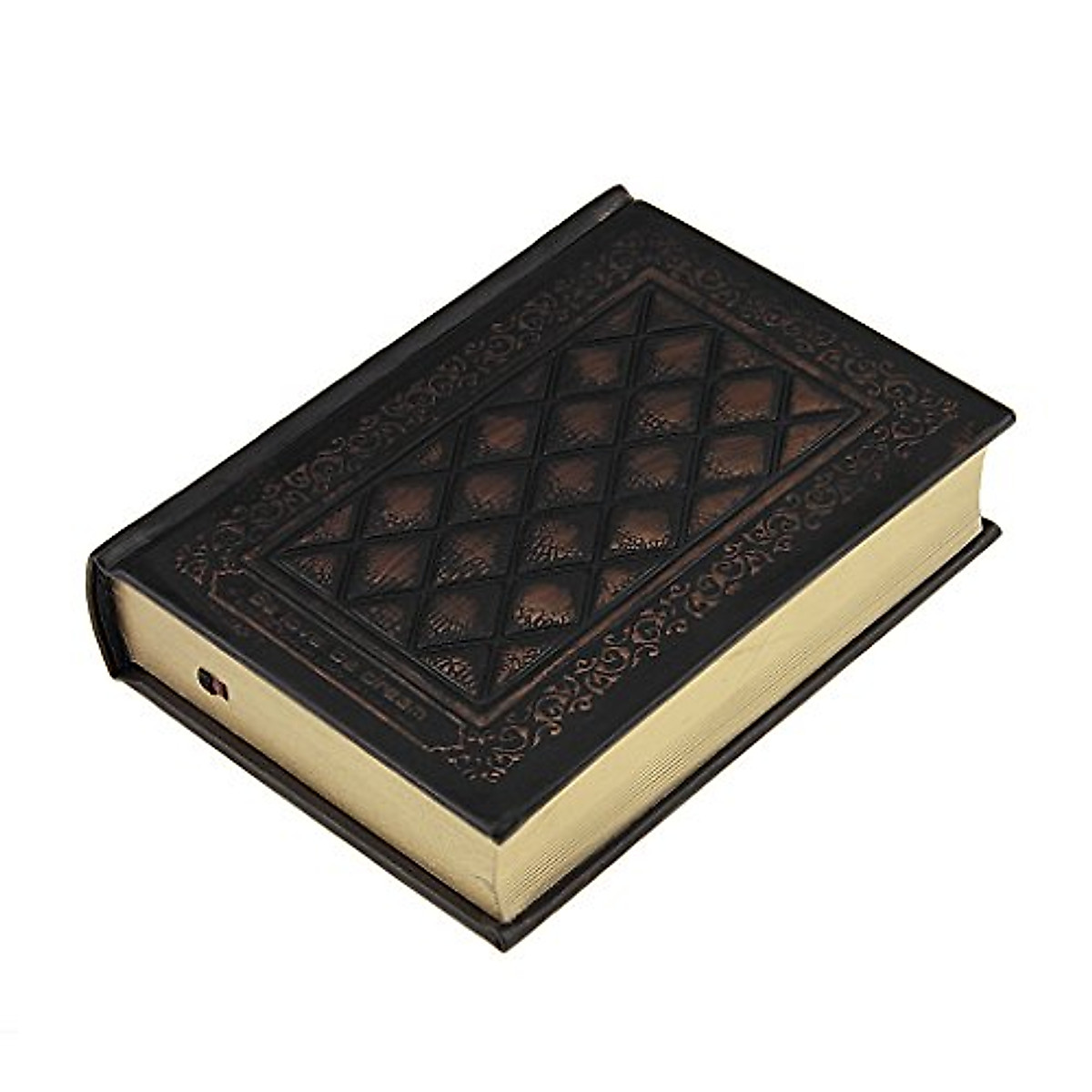 Retro Vintage Embossed Leather Gold Hard Cover Bible Notebook Personal Diary Bronze Hardcover Blank Travel Journal Note Memo Sketch Book Notepad Writing Sketchbook Scrapbook Drawing Diaries Gift