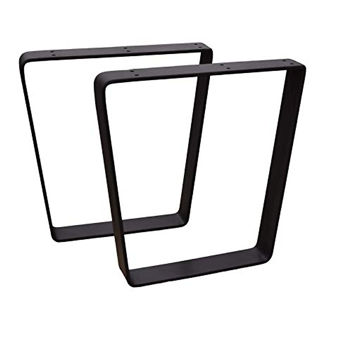 Metal Table Legs, Bent Trapezoid Style - Any Size and Color
