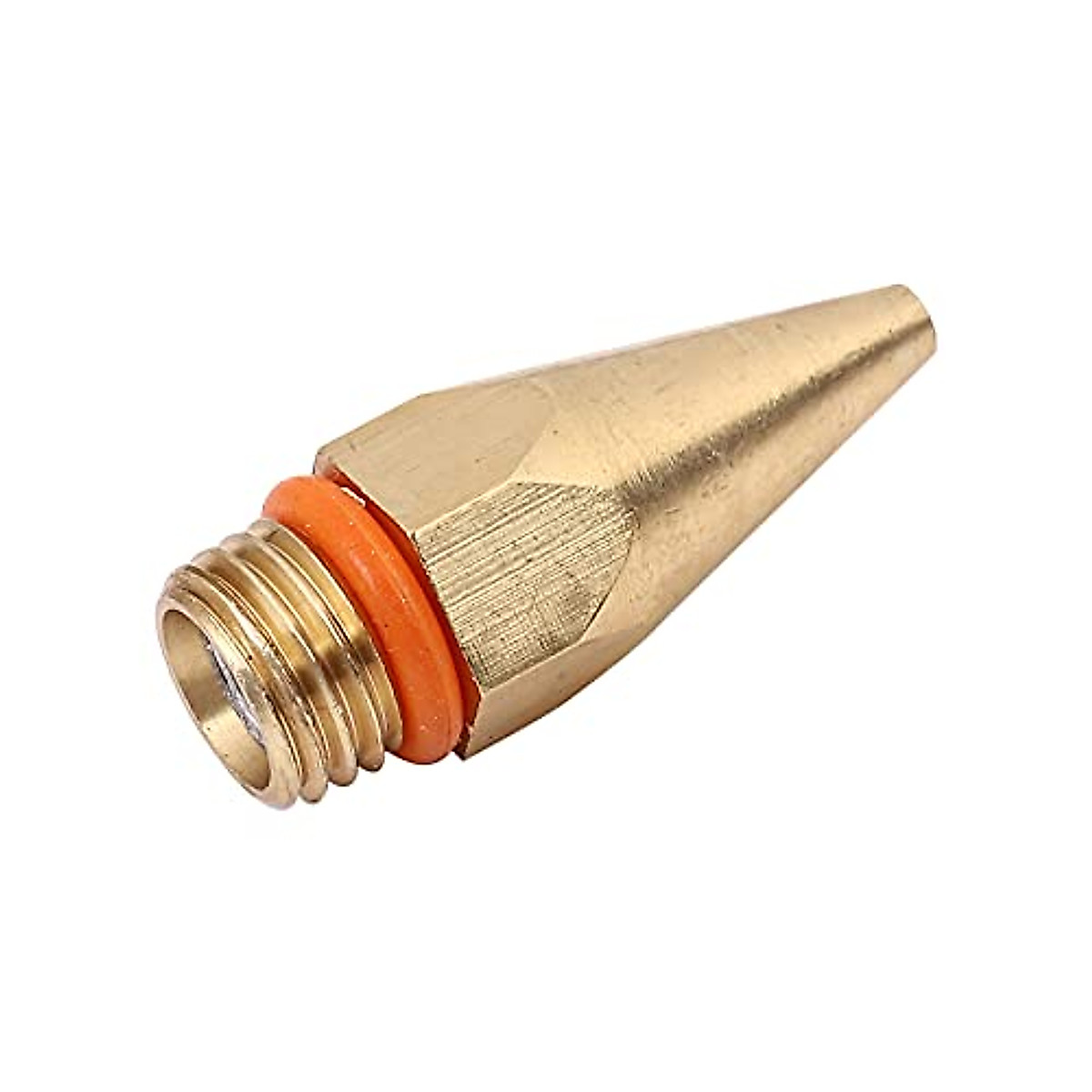 Yothfly 11Pcs Glue Copper Nozzle Small-Bore Long Short Large Diameter Hot Melt Glue Accessories, Golden