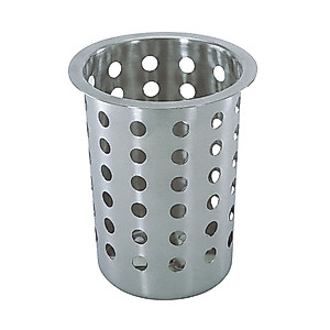 Update International 4-5/8" Stainless Steel Flatware Cylinder