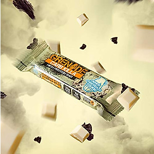 Grenade Carb Killa High Protein and Low Sugar Candy Bar, 12 X 60 g - White Chocolate Cookie