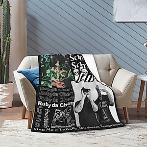 Suicide Hip Hop Music Boys Blanket, Ultra-Soft Micro Fleece Cover Blanket for Couch Sofa Bed, Warm Soft Throw Blanket, Graphic Bed Blanket for All Season