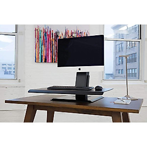 Humanscale Qsebs QuickStand ECO - Single Monitor (Black)