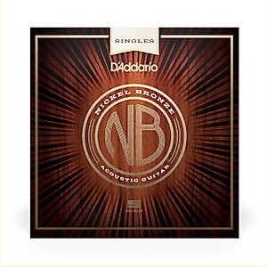 D'Addario NB024 Nickel Bronze Wound Acoustic Guitar Single String