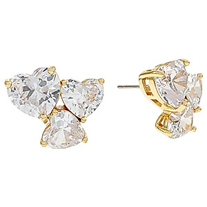 Kate Spade New York My Love Cluster Studs Earrings Clear/Gold One Size