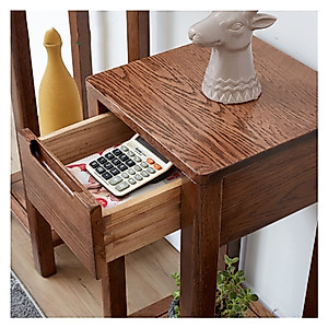 ARZARF Bonsai Pedestal Wooden Plant Display Stand Modern Plant Stands for Indoor Plants Indoor Plant Stand Fits Plant Pots Home Decoration Vase Pedestal Stands (Size : Small)