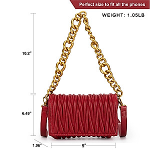 Montana West Crossbody Bags for Women Satchel Purses and Handbags Quilted Cute Purses MWC-060ABDY