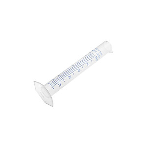 Geesatis 10 Pcs Plastic Measuring Cylinders 50 ml Lab Test Graduated Measuring Cylinder