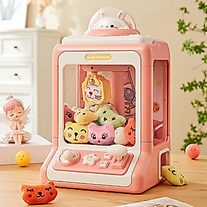 Harilla Small Claw Machine,Kids Arcade Claw Machine, Pink