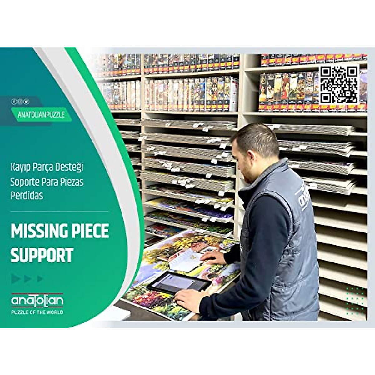 Anatolian Puzzle - Winter Woodland - 2000 Piece Jigsaw Puzzle #3954