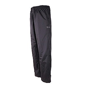 Acme Projects Rain Pants, 100% Waterproof, Breathable, Taped Seam, 10000mm/3000gm for Hiking Golfing Fishing (Men's, XX-Large, Black)