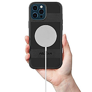 Pelican - PROTECTOR Series - Case for iPhone 12 Pro Max (5G) - Compatible with MAGSAFE Accessories & Charging - 15 ft Drop Protection - 6.7 Inch - Black