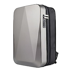 JUMO CYLY Anti-Theft Hard Shell Laptop Backpack, Expandable Waterproof Computer Backpack with USB Charging Port TSA Lock Travel Gaming Bag Business for 17 Inch