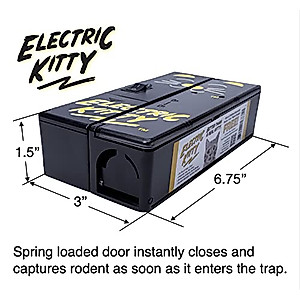 Electric Kitty Electronic Mouse Trap Indoor Outdoor Zapper Traps Mice Rodent Eliminator