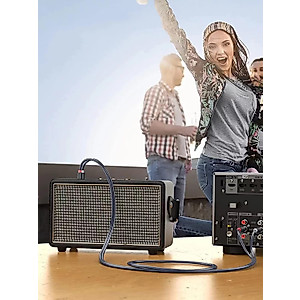 TOYAYAYO RCA Cables 3ft - Gold Plated 2RCA Male to 2RCA Male Stereo Audio Cable - 2 Channel RCA to RCA Audio Cable - Dual Shielded RCA Cable for Amplifiers, Car Audio, Home Theater, Speakers