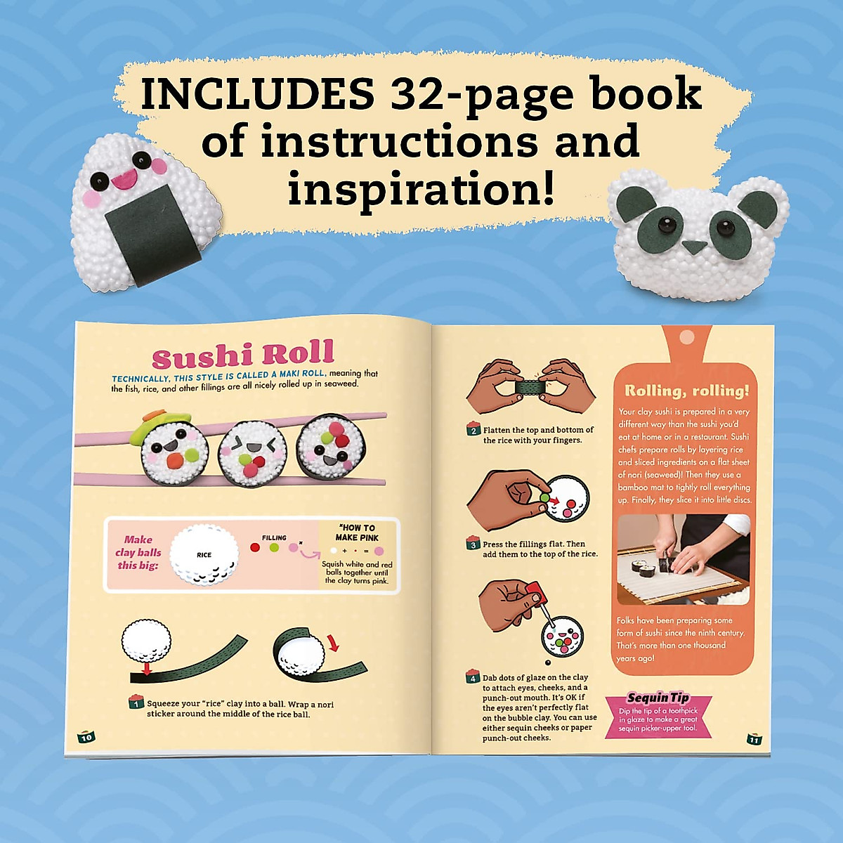 KLUTZ Mini Sushi Bar Craft Kit