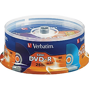 Verbatim - 16x DVD-R Discs (25-Pack) - Multi