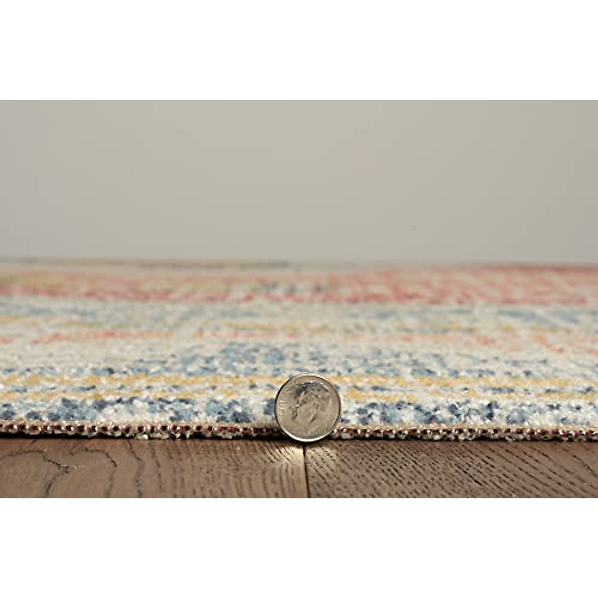 Plateau Moore Ivory & Rust 8' X 10' Area Rug by Linon