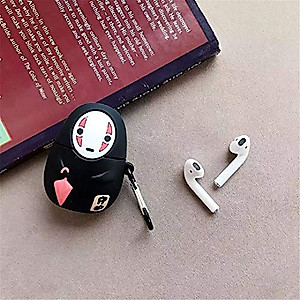 Oqplog for AirPods 2&1 Case, Protective Soft Silicone Cute Cartoon Fun Character Cover for Girls Teens Kids Boys Air Pods, Shockproof Design Skin Accessories Cases for Airpod 1/2 - Umbrella Faceless