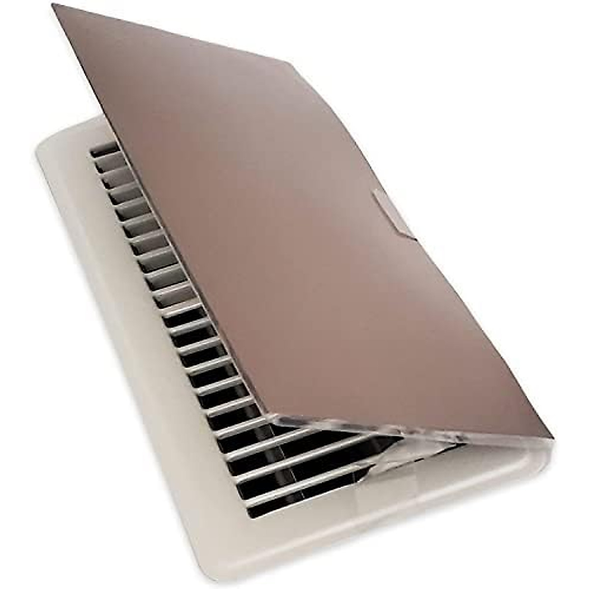 2 Pack GoVentGo Vent Deflector for Floor Registers - Register NOT Included - Opens & Closes Automatically (2 Pack, Size 2x10)