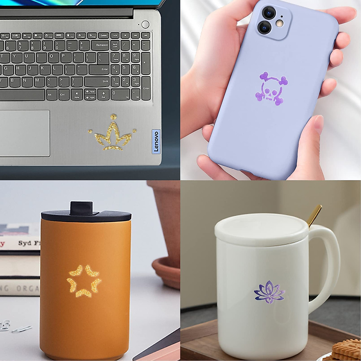 Henna Tattoo Stencils Kit Reusable for Women Girls and Kids, 410+ PCS Tattoo Templates,Temporary Indian Arabian Glitter Airbrush Tattoo Stencil Color 01