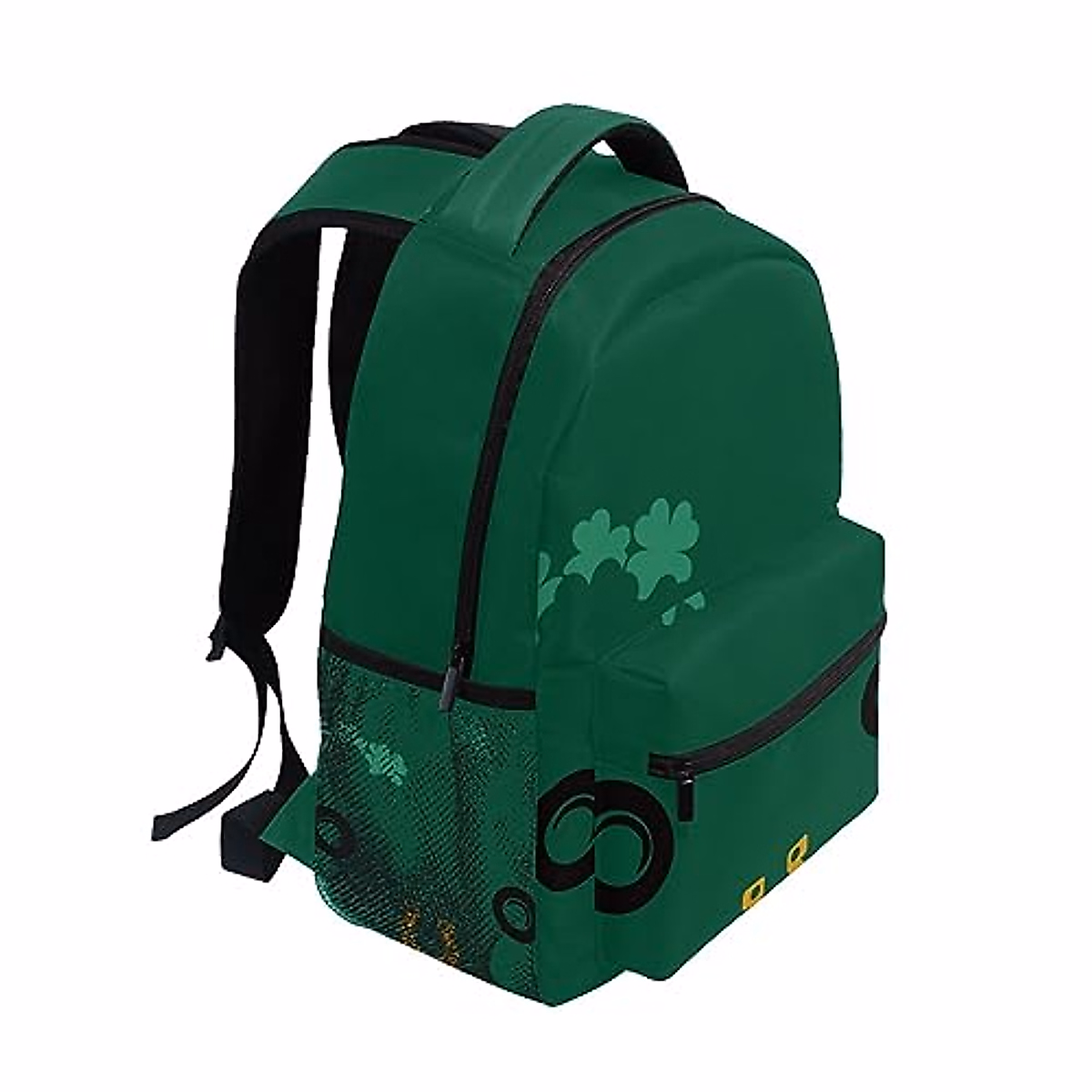 ODAWA Luck Truck Shamrocks St Patricks School Bookbag Big Backpacks for High School Travel Laptop Backpack