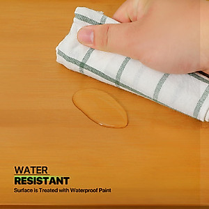 Magshion Bamboo 6-Tier Shelf Living Room Storage Tall Bookcase Cabinet with Clear Doors, Brown 23.5" L x 11.9" W x 59.1" H Home Office Multipurpose Tower Media Organizer Bookshelf