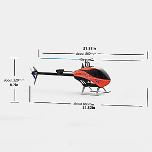 doerwye 2.4G FW450 V2 6CH Remote Control Helicopter 3D Smart GPS Helicopters RTF H1 Flight Control Brushless Motor Drone Quadcopter Full Metal Altitude Hold Aircraft Xmas Birthday Gift
