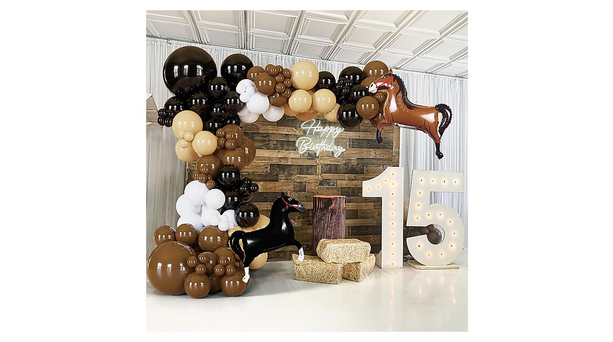 Western Balloon Arch Kit - Perfect for Cowboy Parties