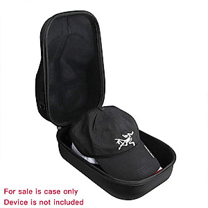 Hermitshell Baseball Hat Case Hard Travel Cap Carrier Case Holder for 6 Caps Hat Bag (Black)
