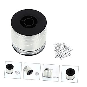 BESPORTBLE 3 Sets Nylon Fishing line Aluminum Parts Nylon Fishing Leaders Nylon Fishing Bait line Fishing Wire Tube Nylon Fishing Rope Wear-Resistant Fishing Rope 200M Fishing Line Nylon Rope