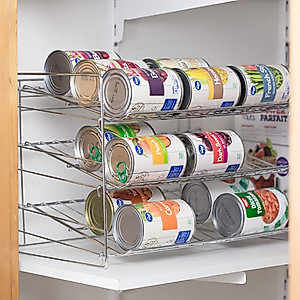 Better Houseware 1448.6 Can Rack Organizer, Chrome
