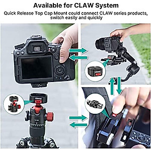 ULANZI Claw Quick Release Base Mount Upgraded Version Tripod QR Camera Mount Adapter Suitable for Tripod（Only Base Mount）