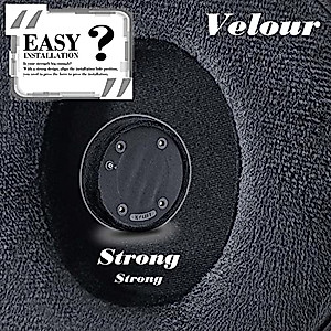 ZIXUANCUSHION X2 Earpads Replacement Philips Audio Fidelio X2 Ear Pads Compatible with Fidelio X2HR, X2, X1S Over-Ear Headphones - Velour Ear Cushions