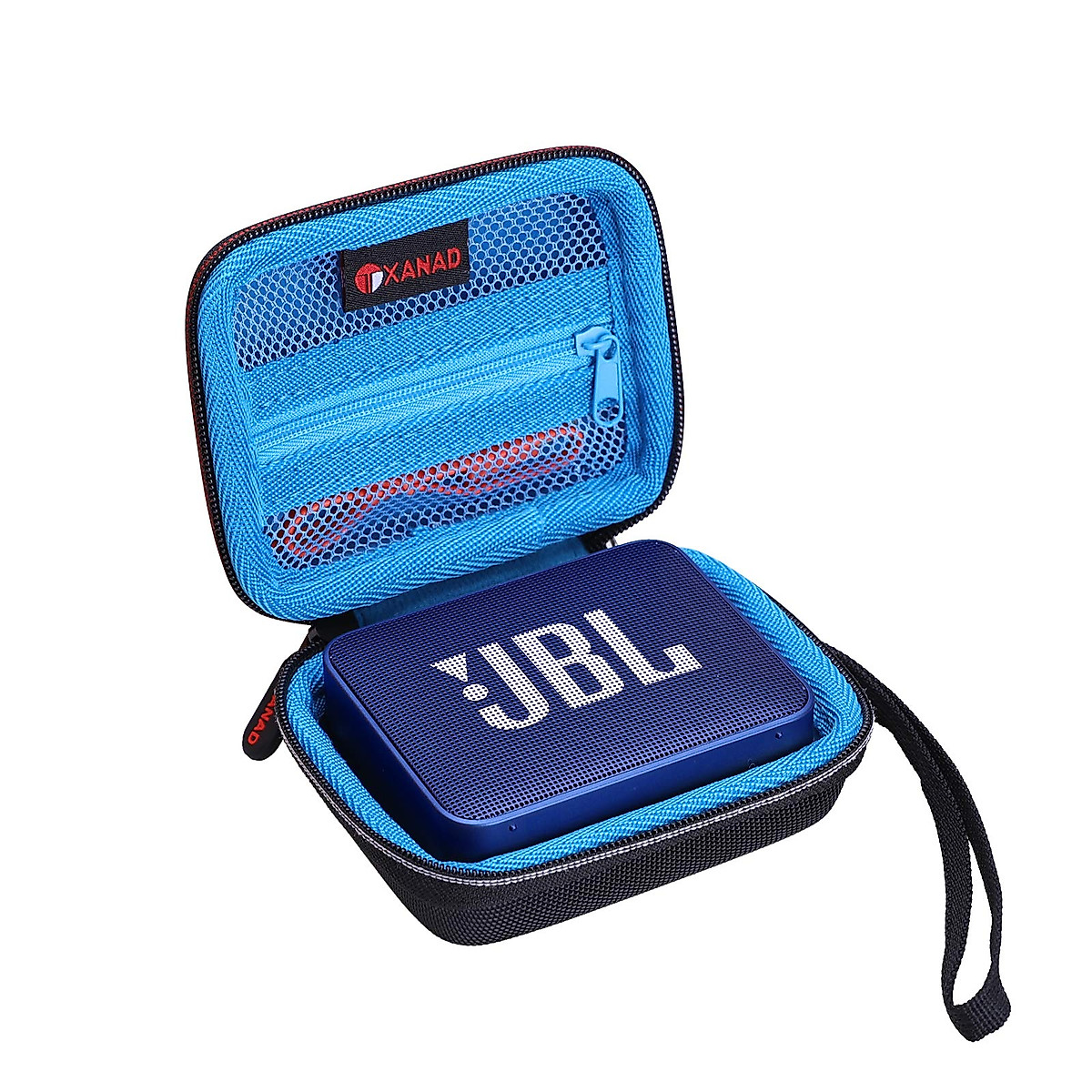 XANAD Hard Case for JBL GO or JBL GO 2 Speaker - Travel Carrying Storage Protective Bag (Blue)